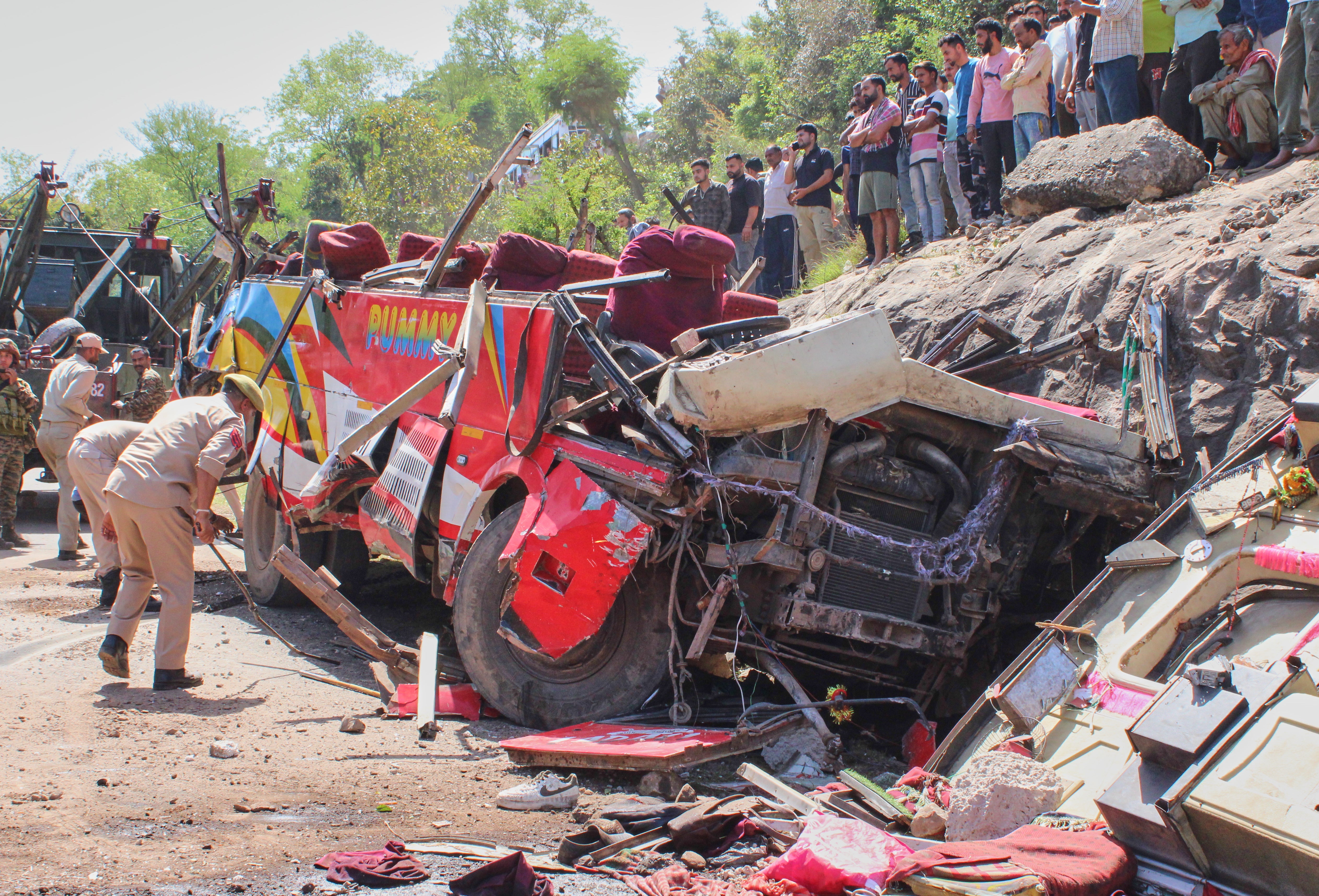 Bus accident in Indian-controlled Kashmir kills 21 people | The Independent