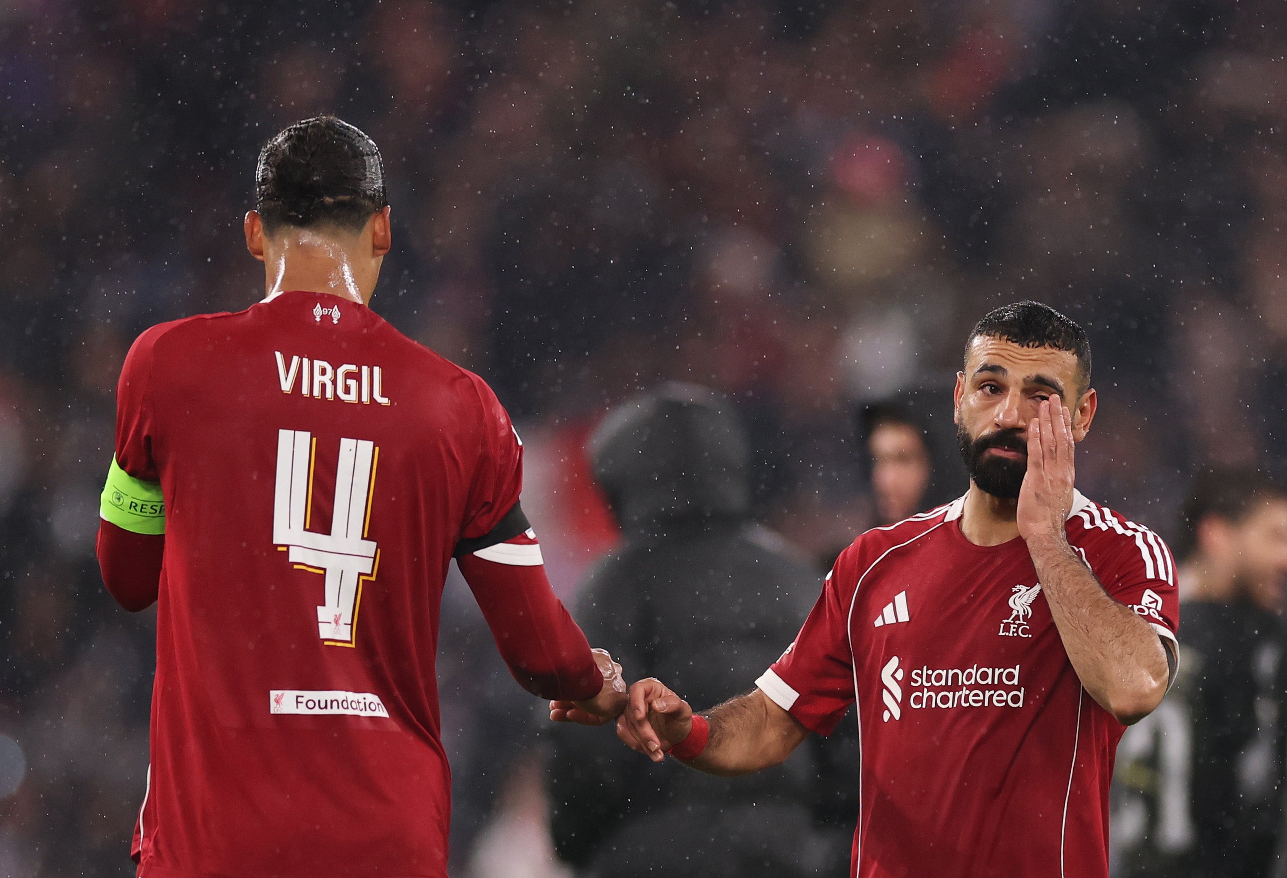 Virgil van Dijk hopeful Mohamed Salah will be fit for Liverpool ...