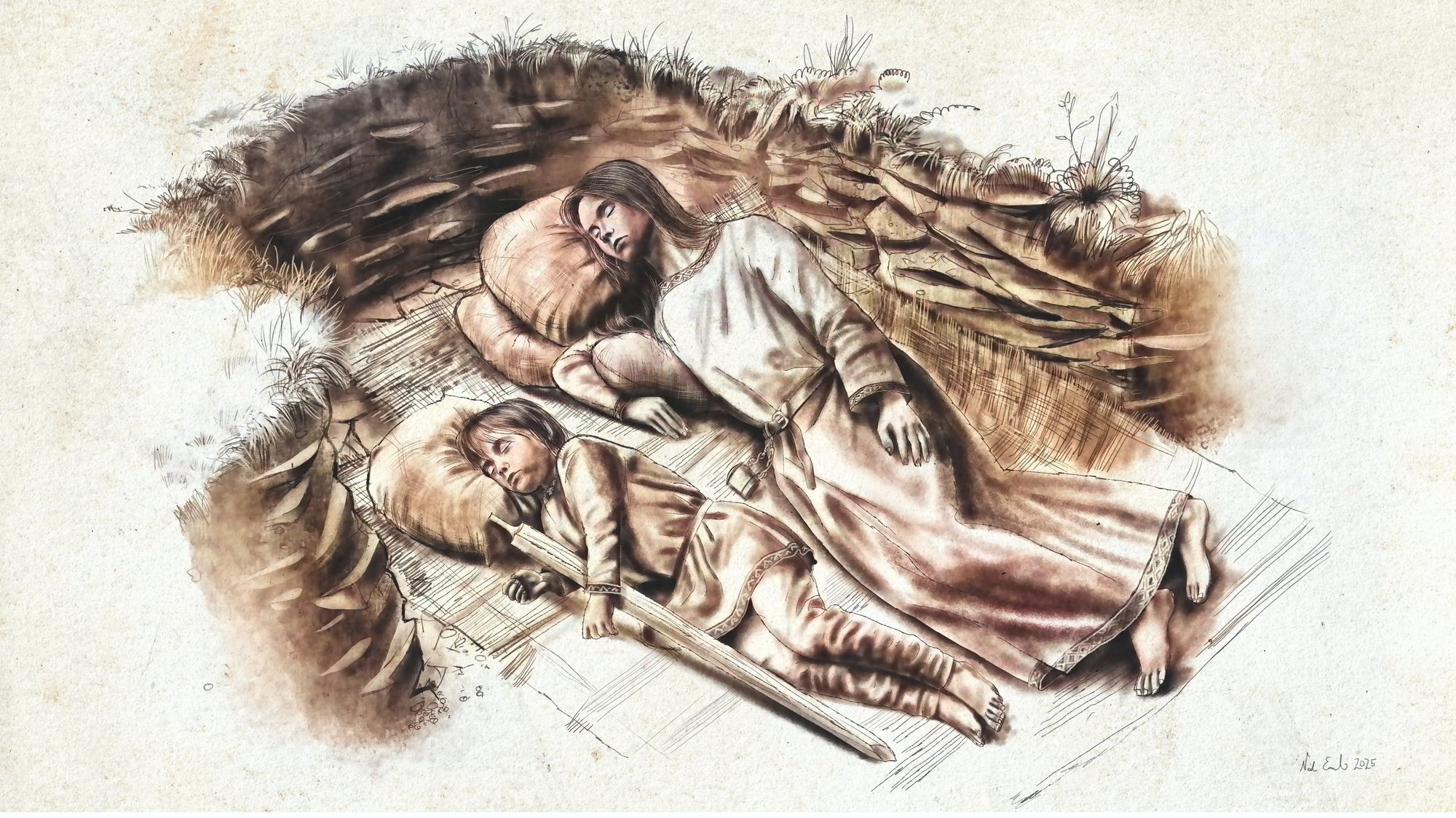 Rare instance of Anglo-Saxon joint siblings’ burial proved by DNA test ...