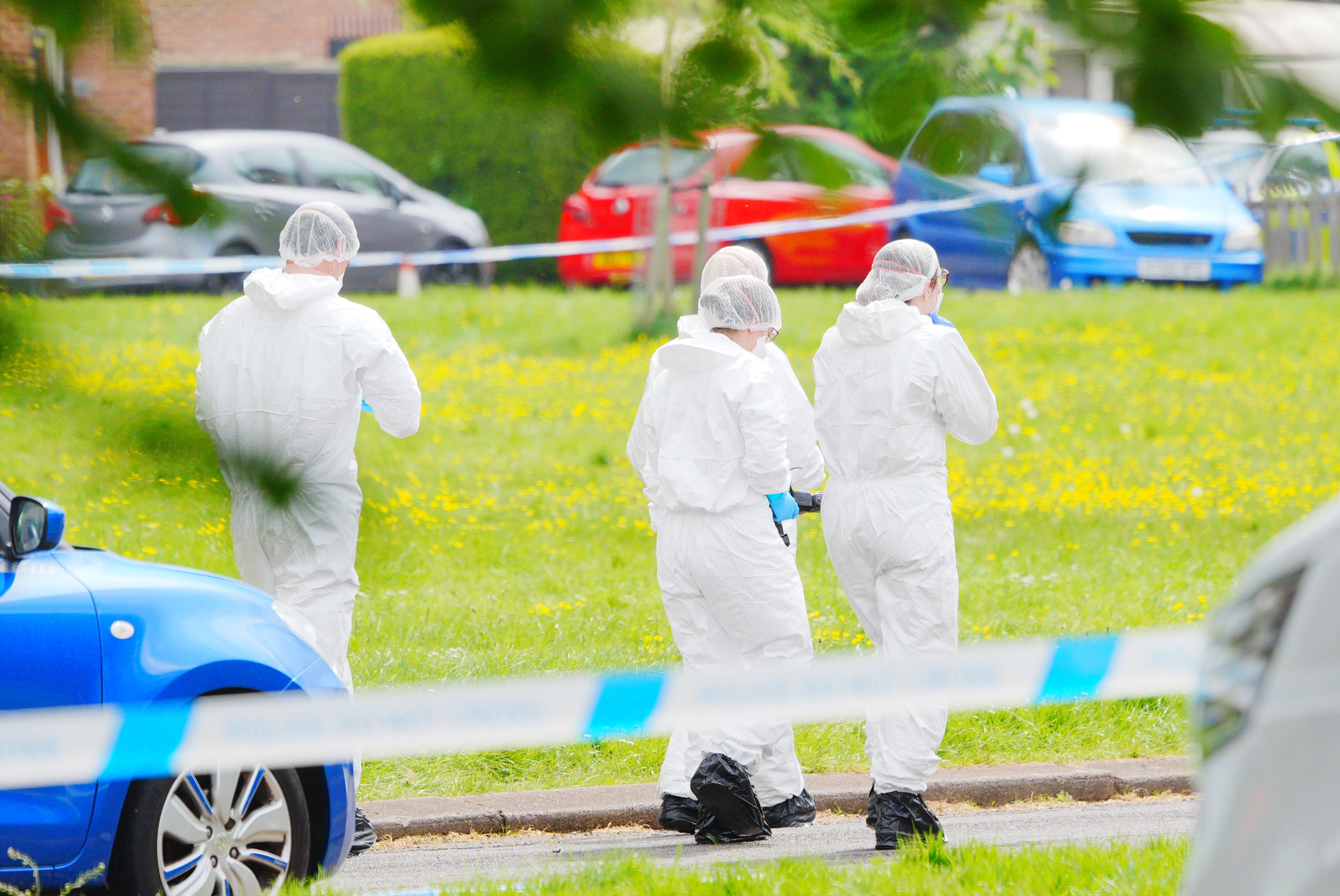 Man and woman dead and three others, including a child, injured after ...