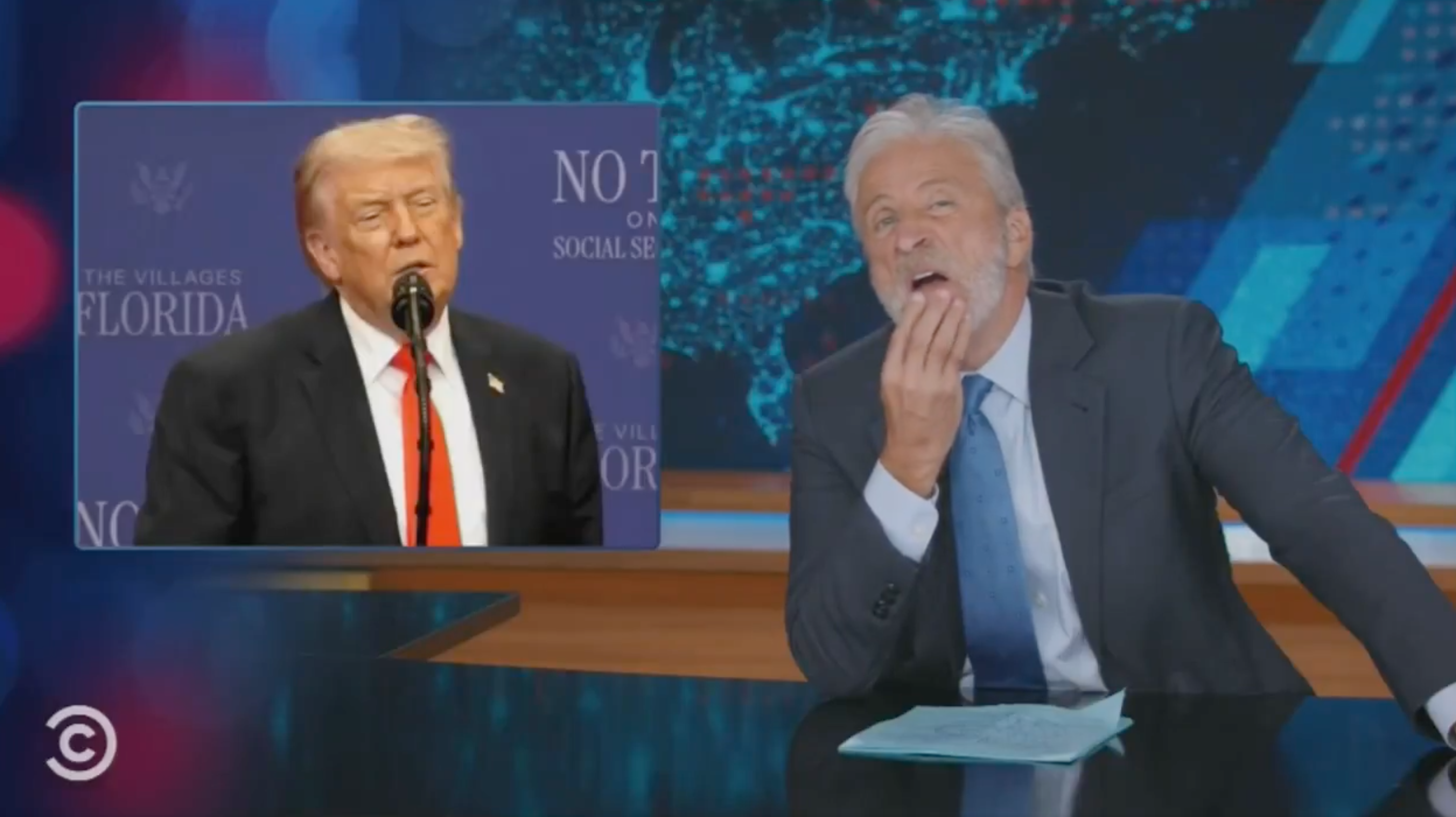 Jon Stewart trolls Trump cognitive test boasts with flashback to ...