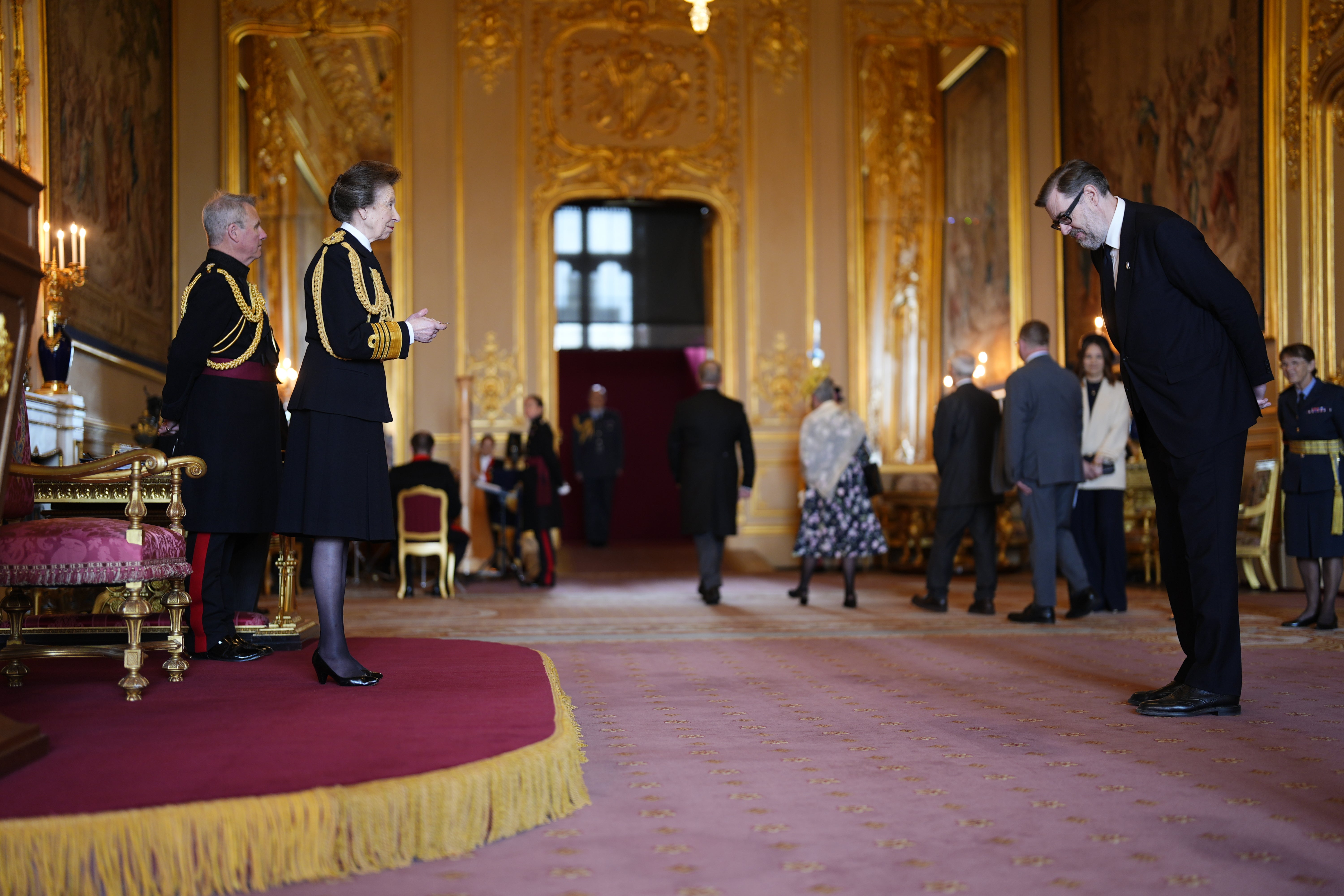 Richard Osman tells of pride at being from Britain during investiture ...
