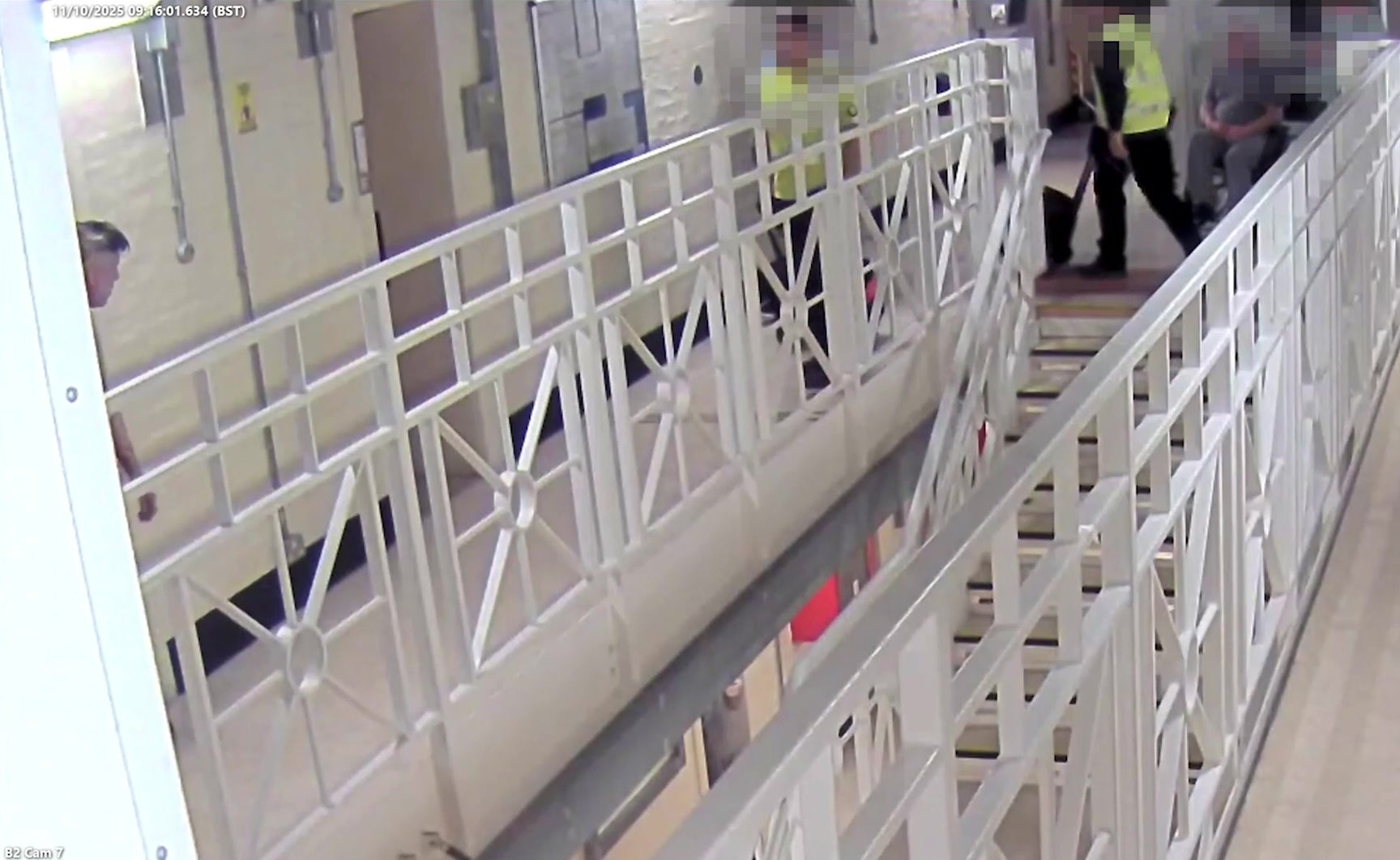 Jury shown dramatic CCTV footage of Ian Watkins after prison stabbing ...