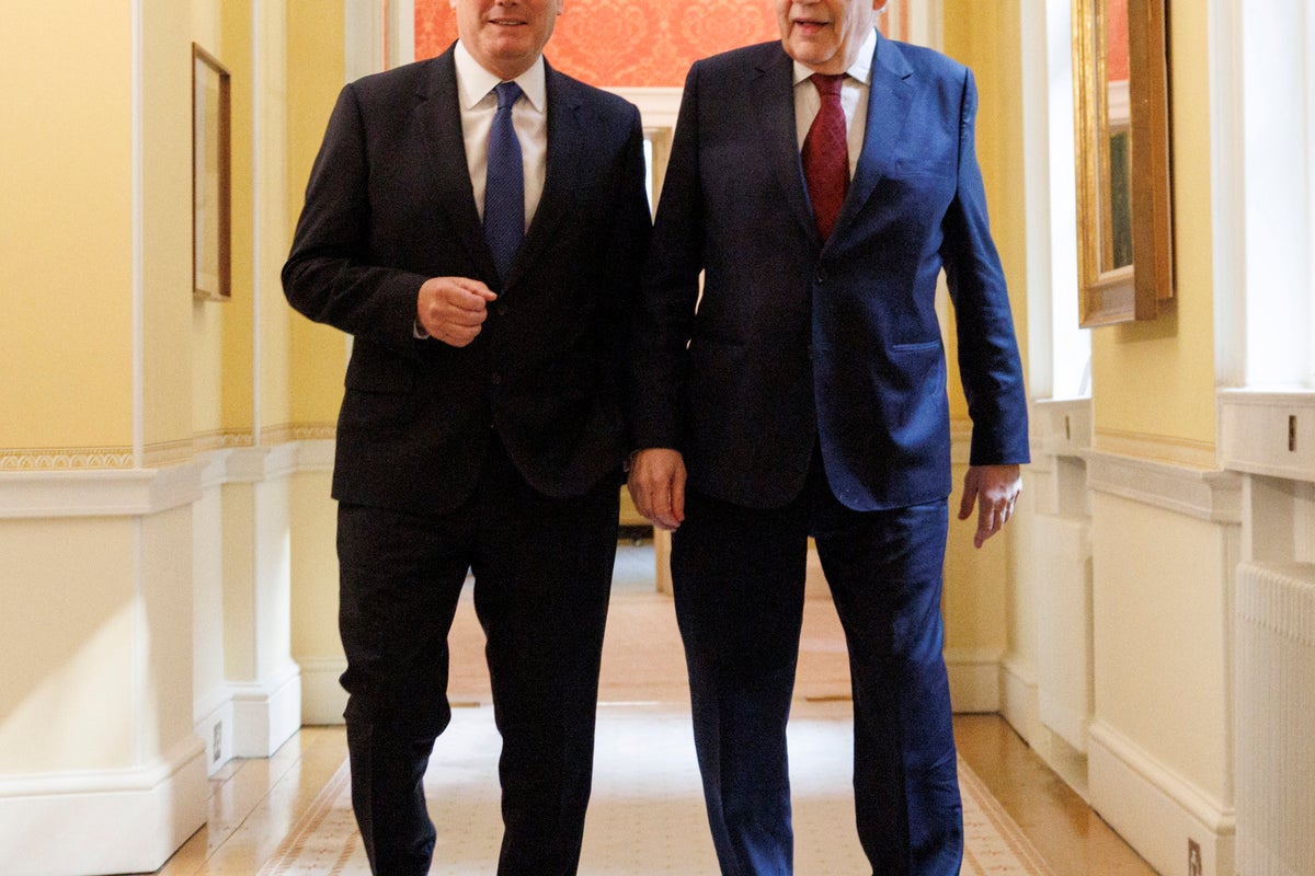 Starmer explains decision to hand government roles to Gordon Brown and ...