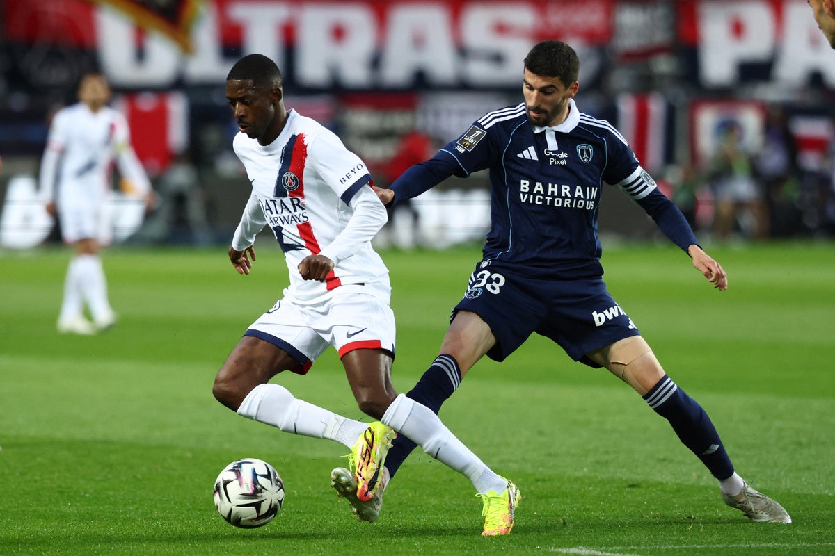PSG superstar Ousmane Dembele suffers injury scare before Champions ...