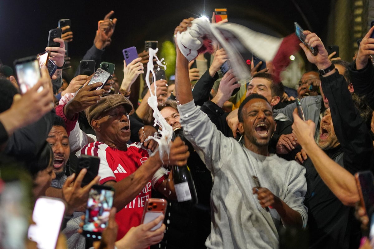 British PM Starmer congratulates Arsenal as title celebrations go deep ...