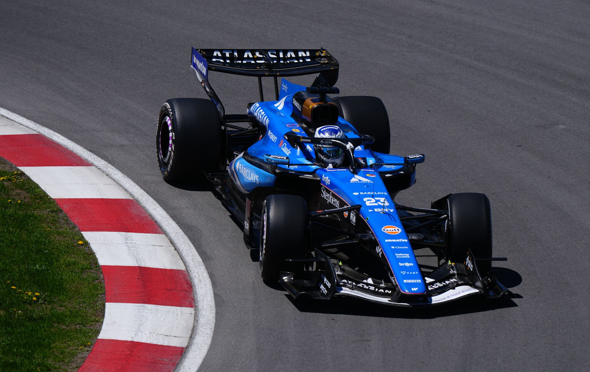 Alex Albon collides with groundhog during Canadian Grand Prix practice ...