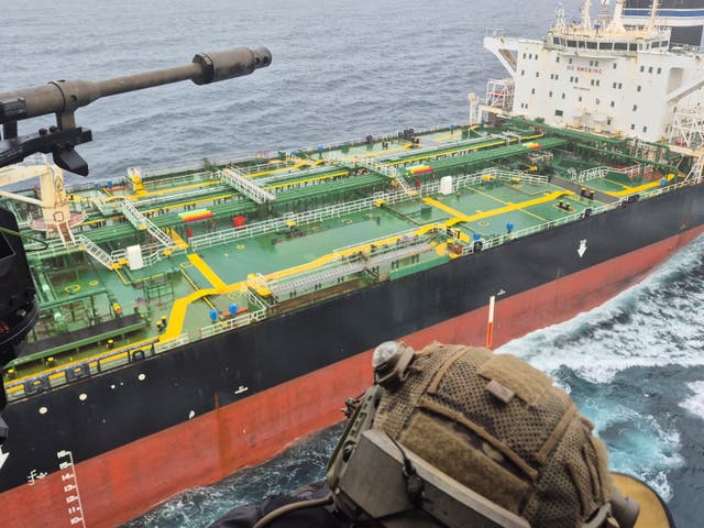 UK and France intercept suspected Russian oil tanker in Atlantic ...