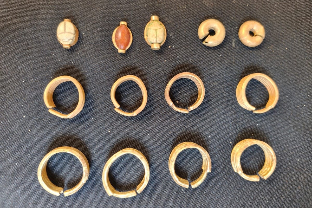 Striking trove of artefacts unearthed in Egypt including Aphrodite’s ...