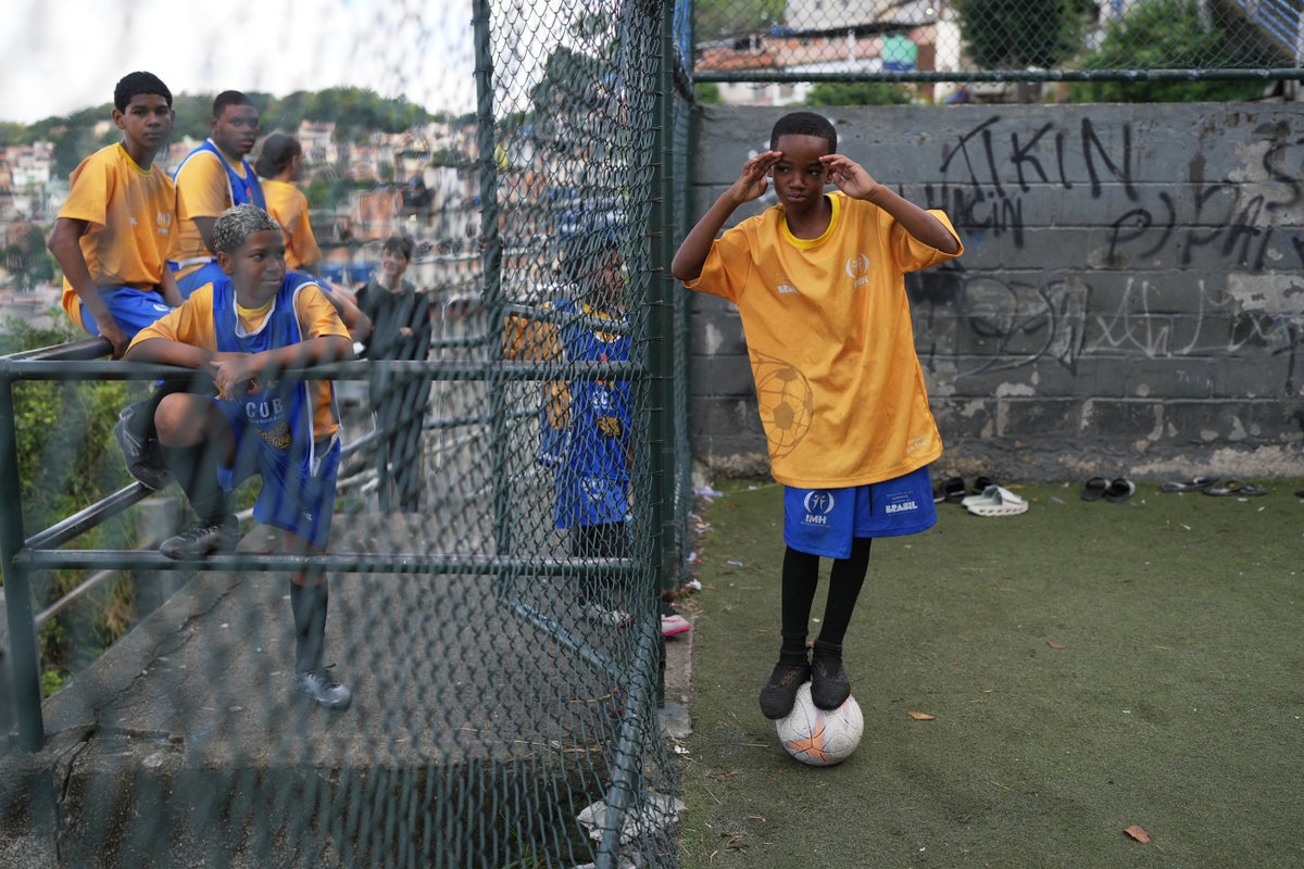 Brazilian players from a Rio de Janeiro favela find hope and ...