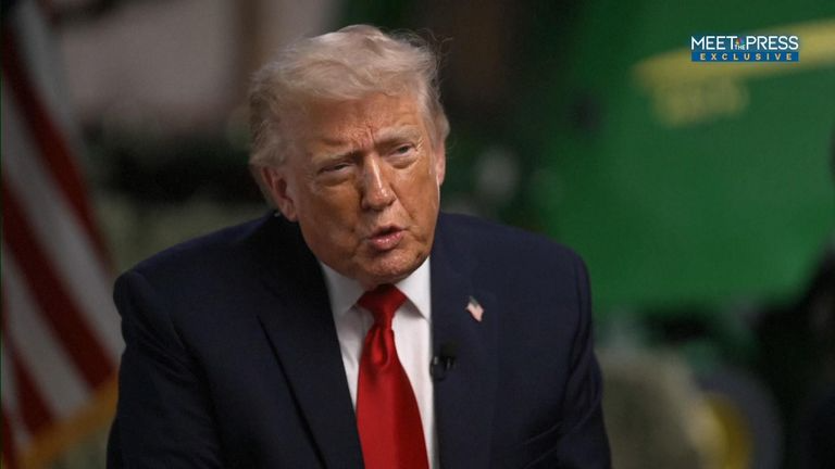 Meet the Press host shares Trump’s parting words after he stormed out ...