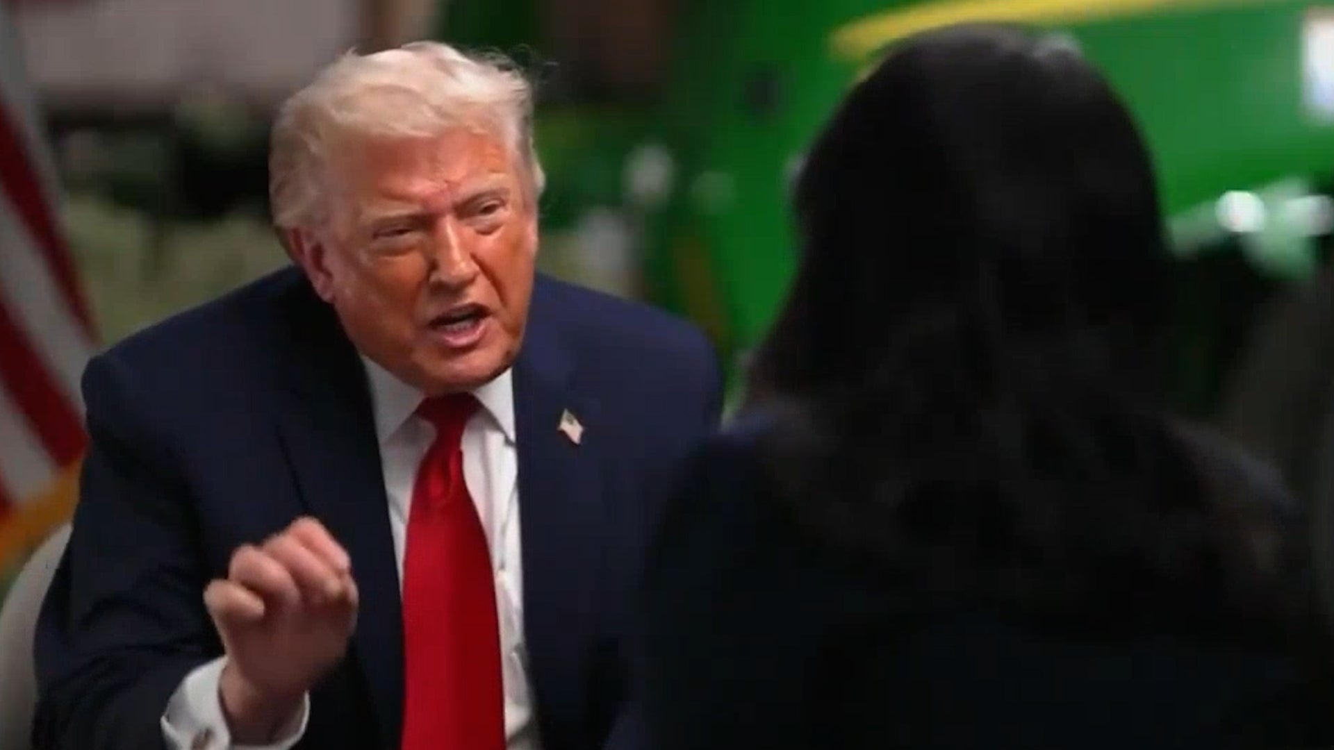 Trump says he got angry with ‘NBC fake news’ because it was raining ...