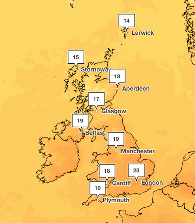 UK weather: Temperatures to soar to 29C this weekend as sunshine ...