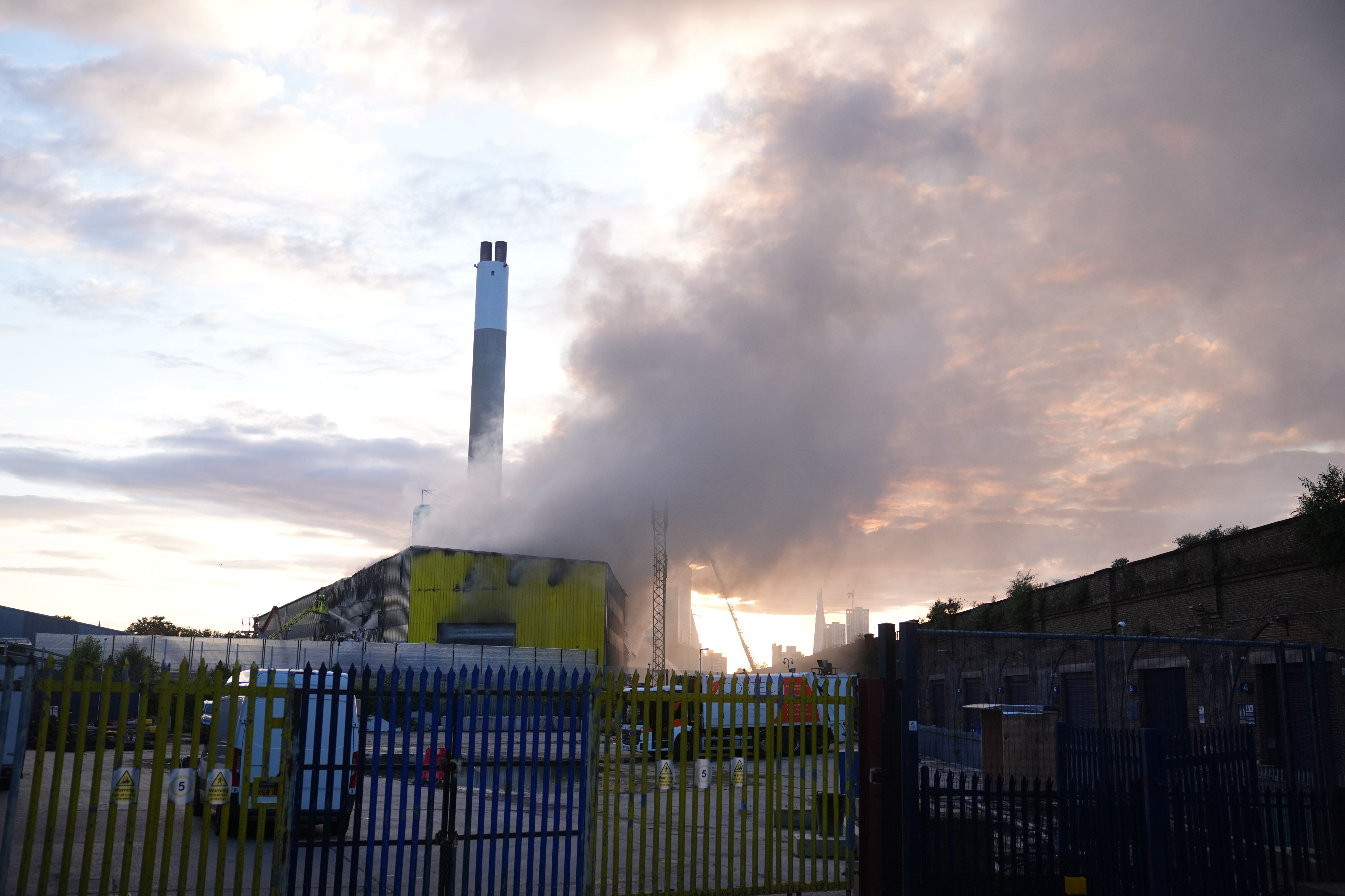 Recycling centre fire brought under control | The Independent