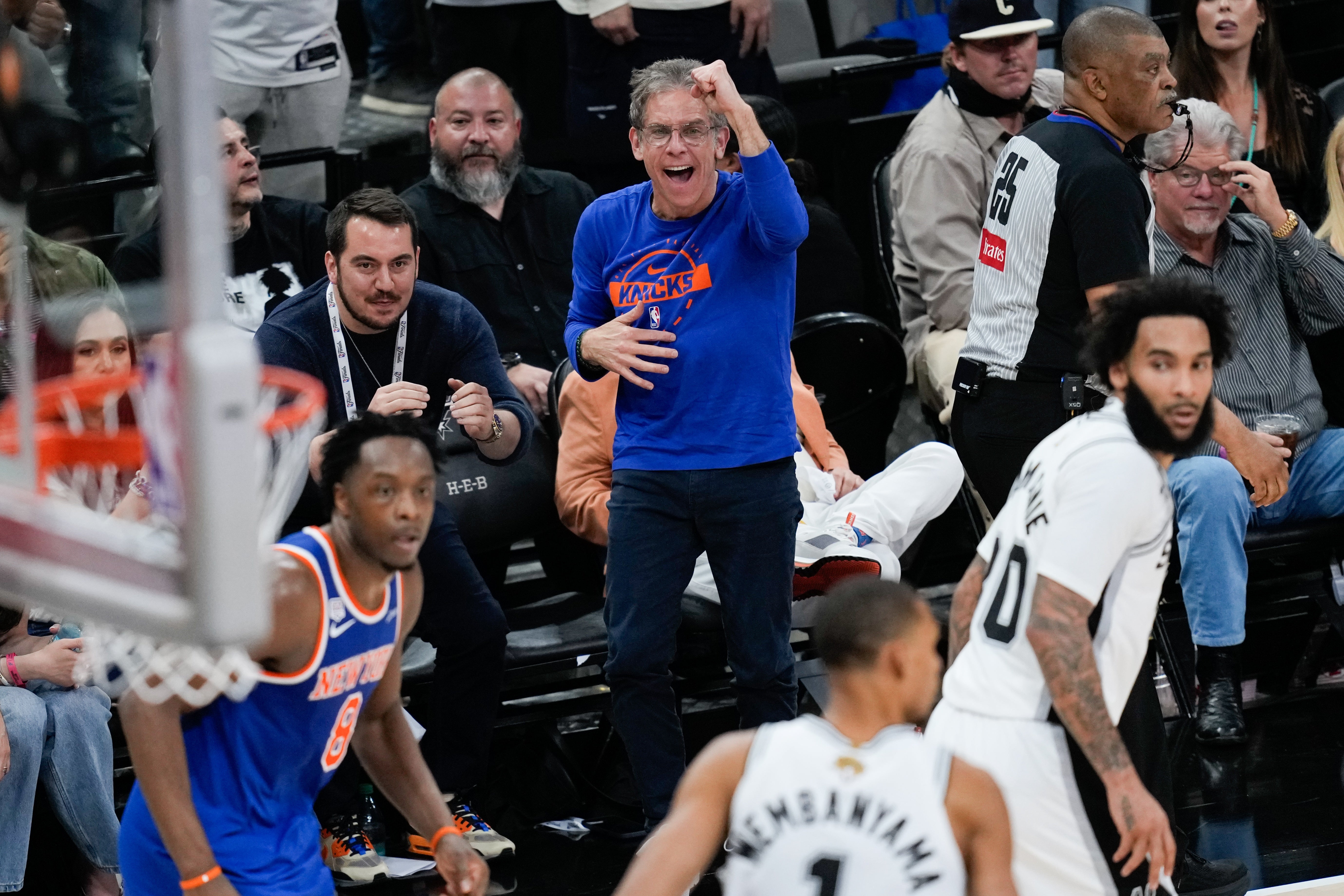 A-list celebrities jump for a shot at the NBA Finals, in photos | The ...