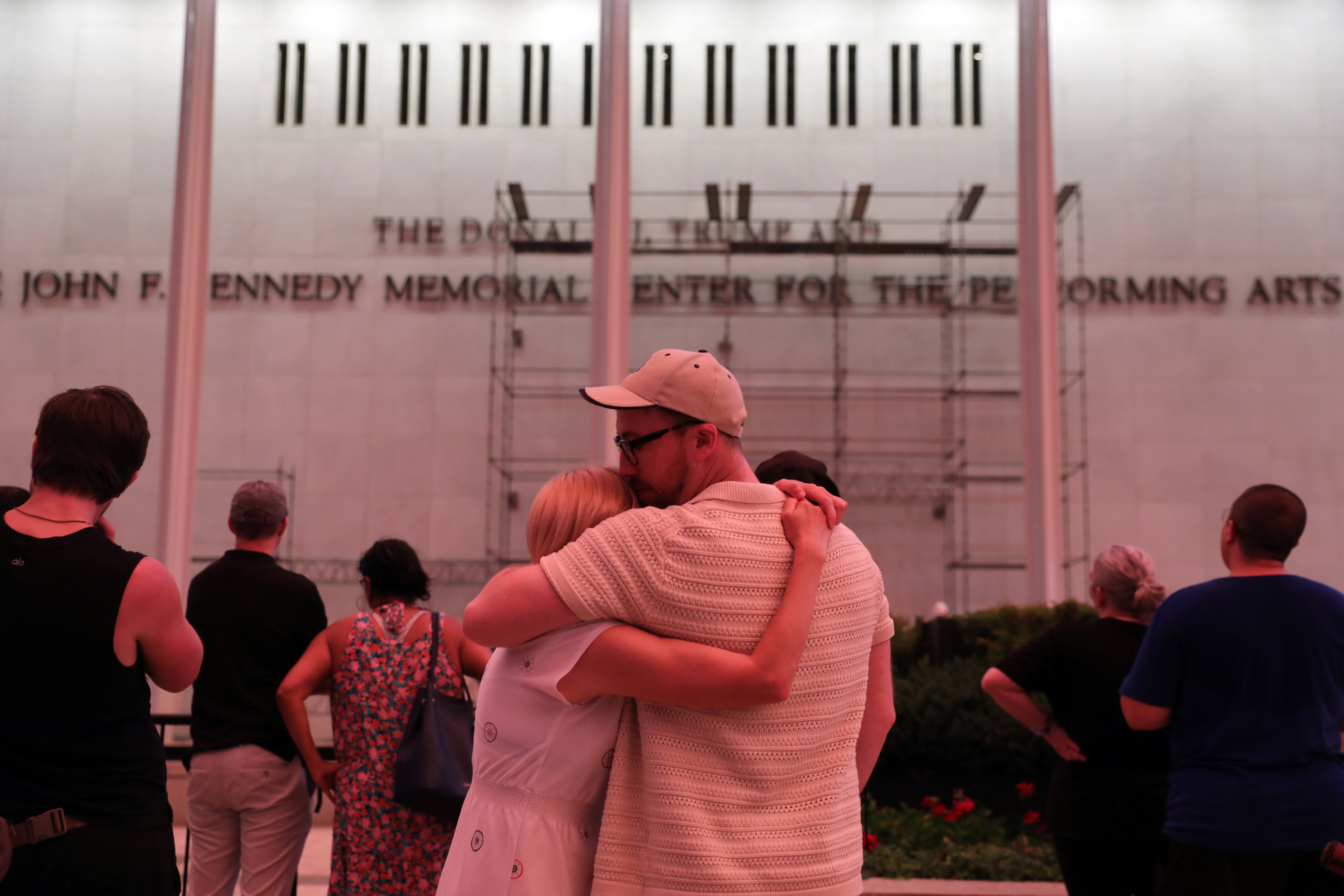 Trump’s name stripped from Kennedy Center wall in early morning ...