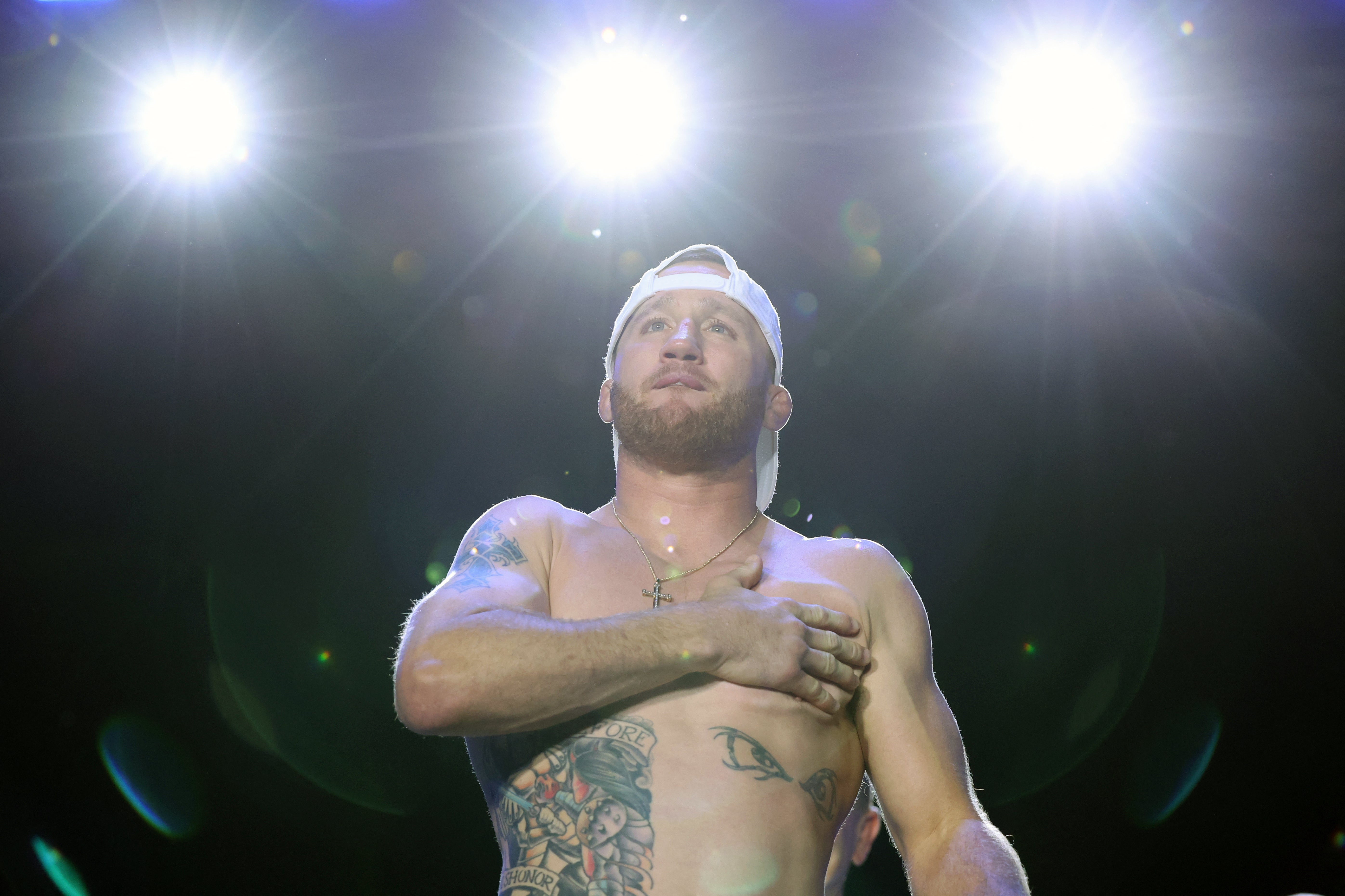 UFC Freedom 250 weigh-in LIVE: Joe Rogan ‘screws up’ as host while fans ...