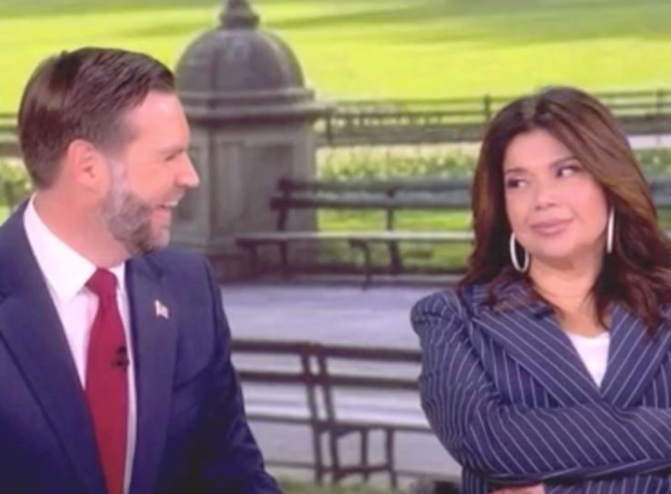 White House tries to turn JD Vance’s grilling on The View into a meme ...