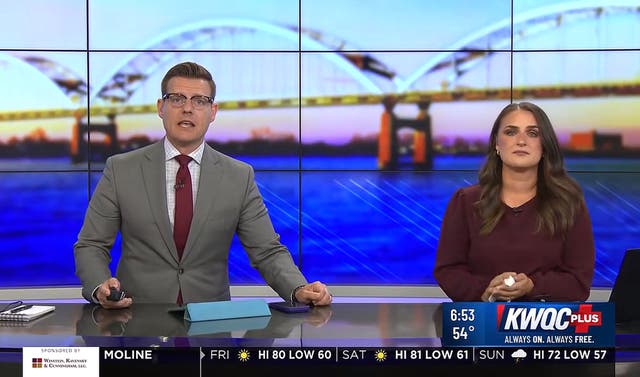Iowa news anchor quits on air over ‘sanitized news’ leaving his co ...