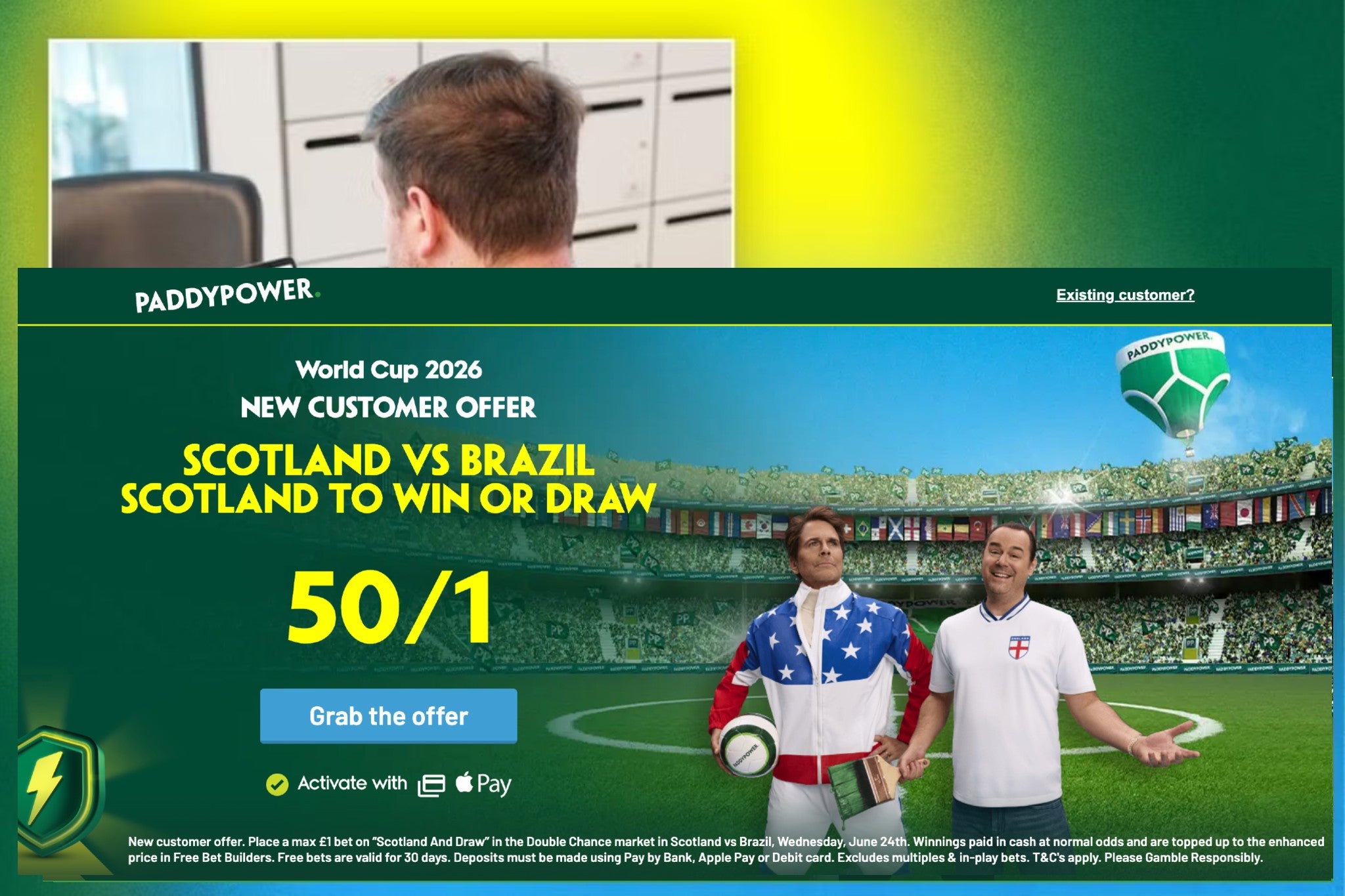 Paddy Power World Cup free bets: 50/1 on Scotland to win or draw ...