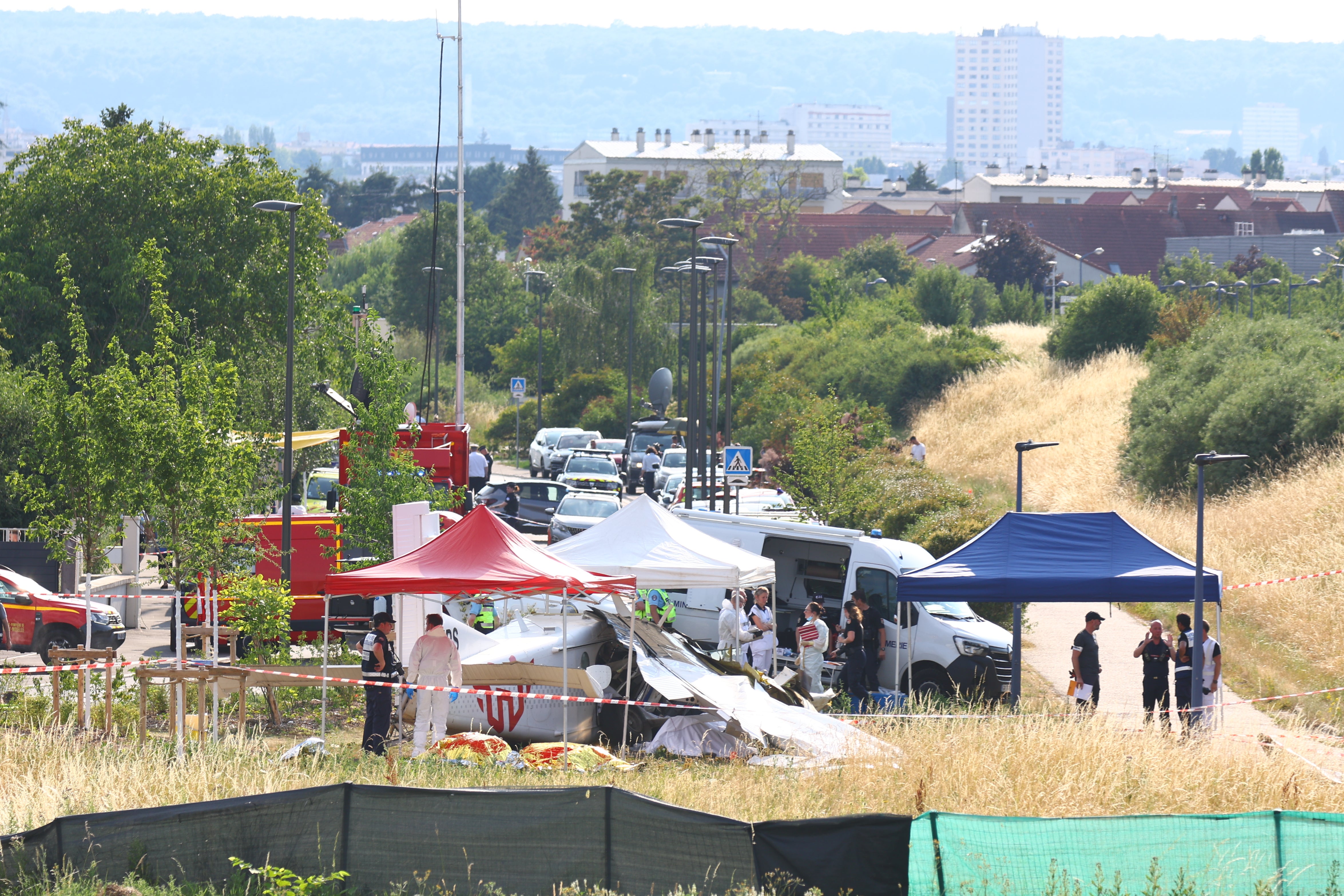 Families of French skydiving crash victims watched on as 11 killed in ...