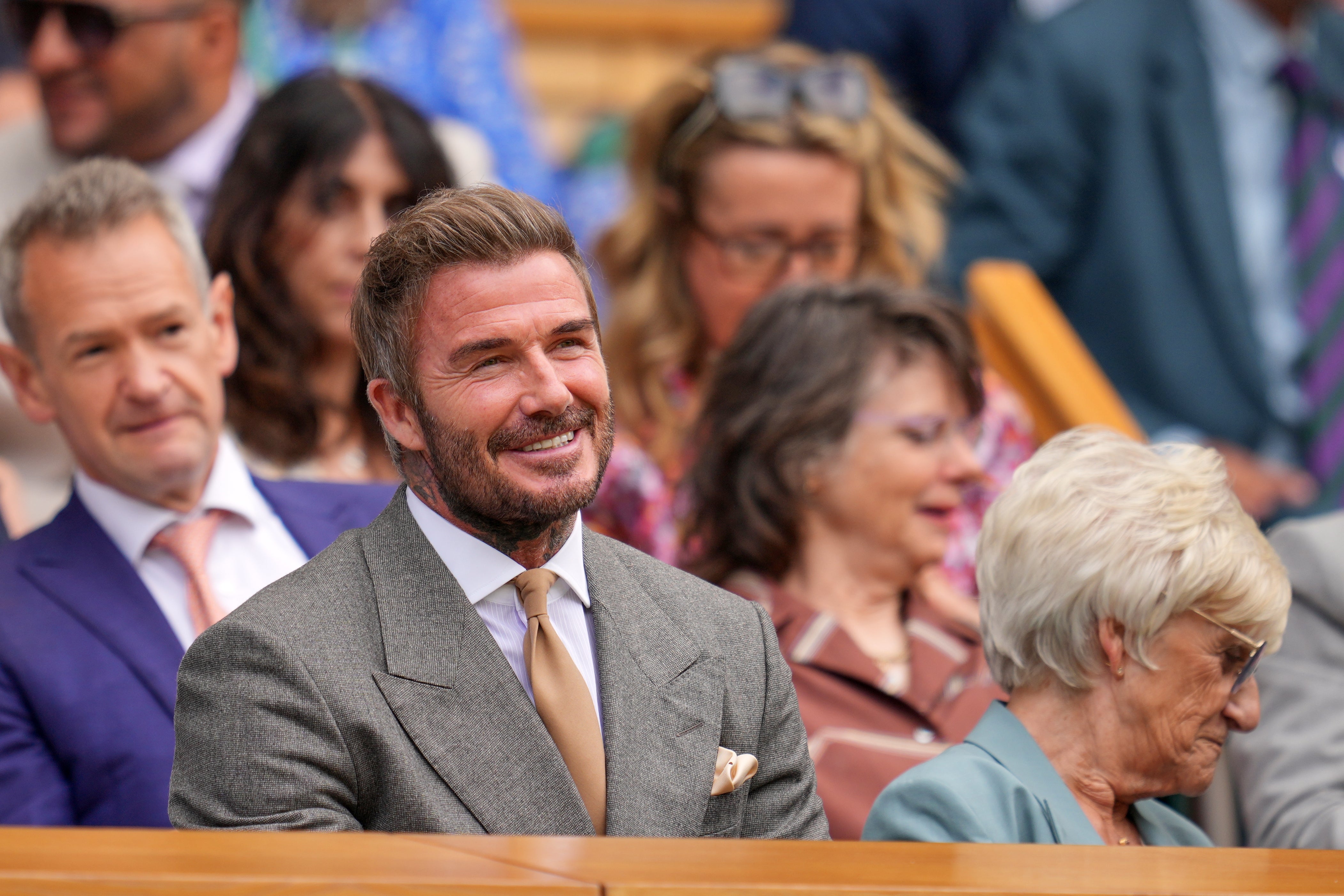 David Beckham in Royal Box for opening day of Wimbledon | The Independent