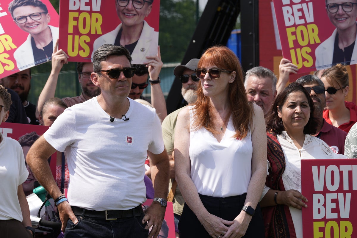 Angela Rayner throws her support behind Burnham’s town hall powers ...