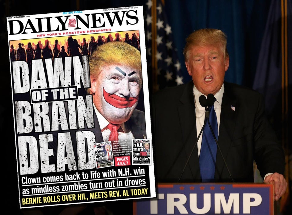The New York Daily News has printed a very New York Daily News front ...