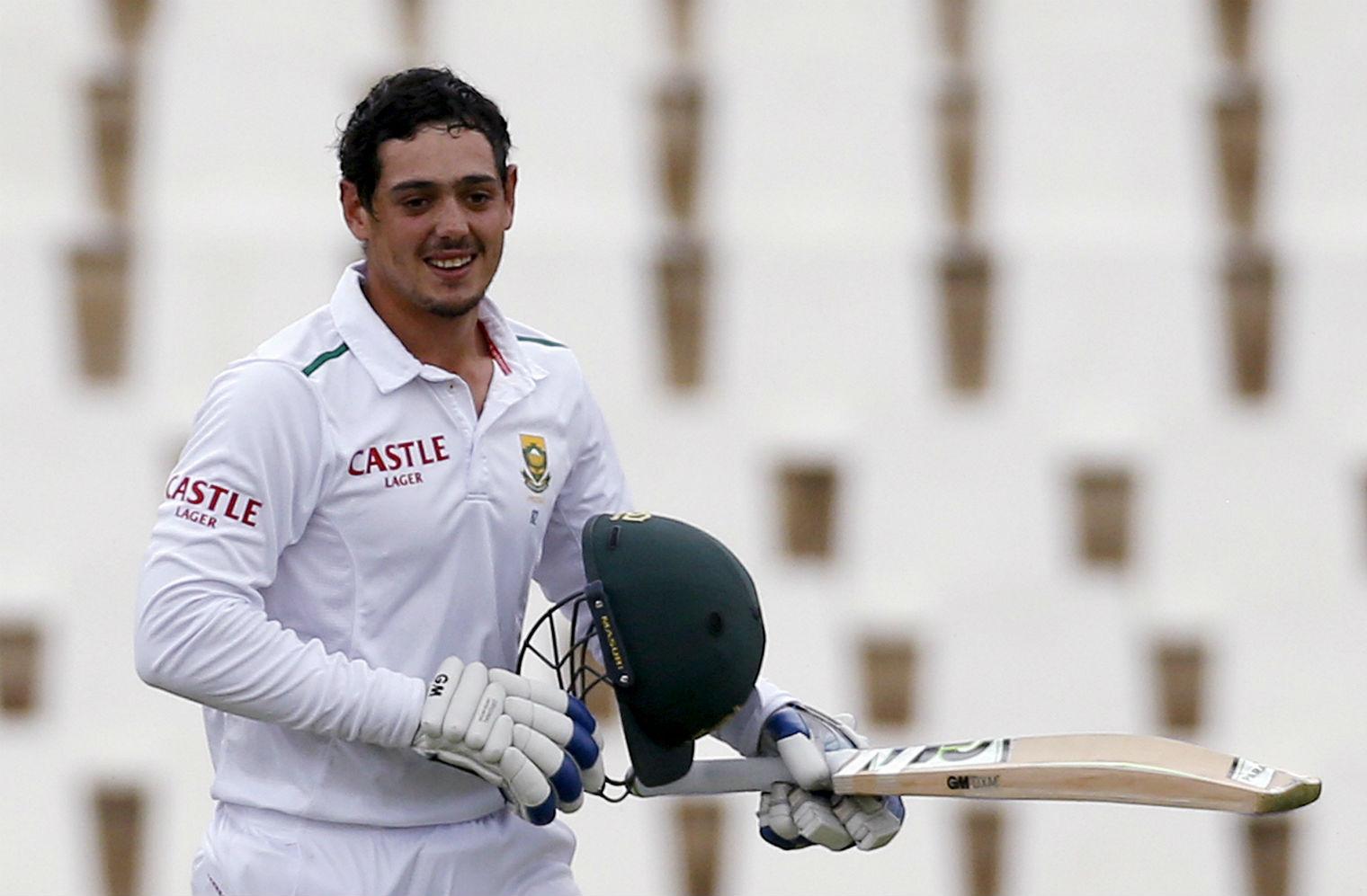 There's a young South African cricketer called De Kock and people are ...