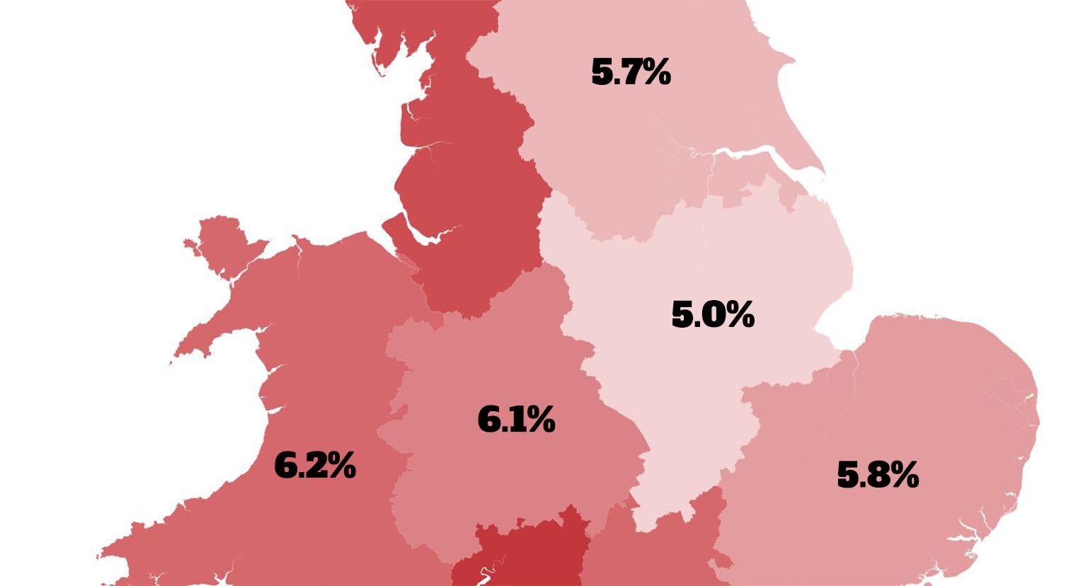 The map that shows where British people smoke the most weed | indy100 ...