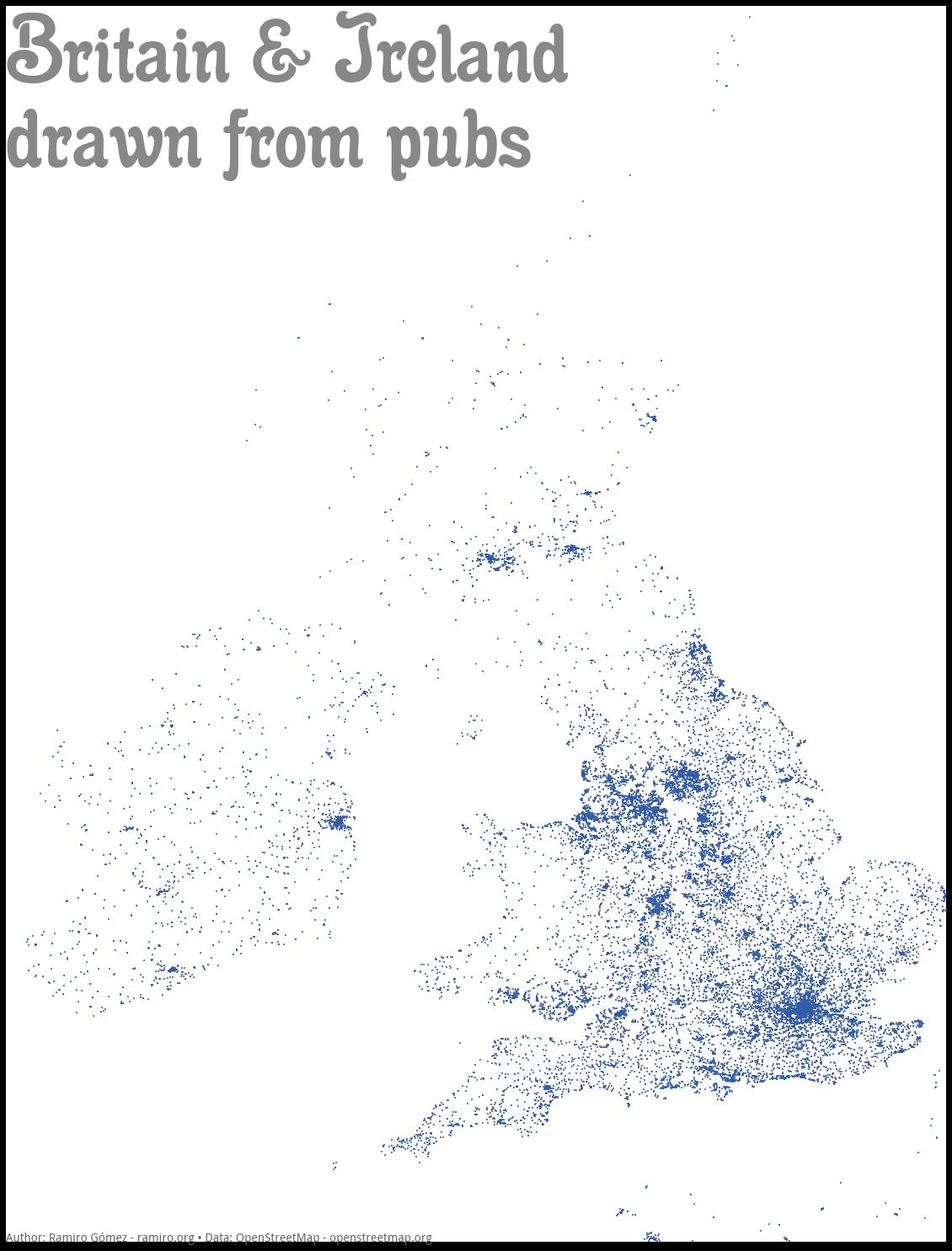 Presenting the pub map of Britain and Ireland | indy100 | indy100
