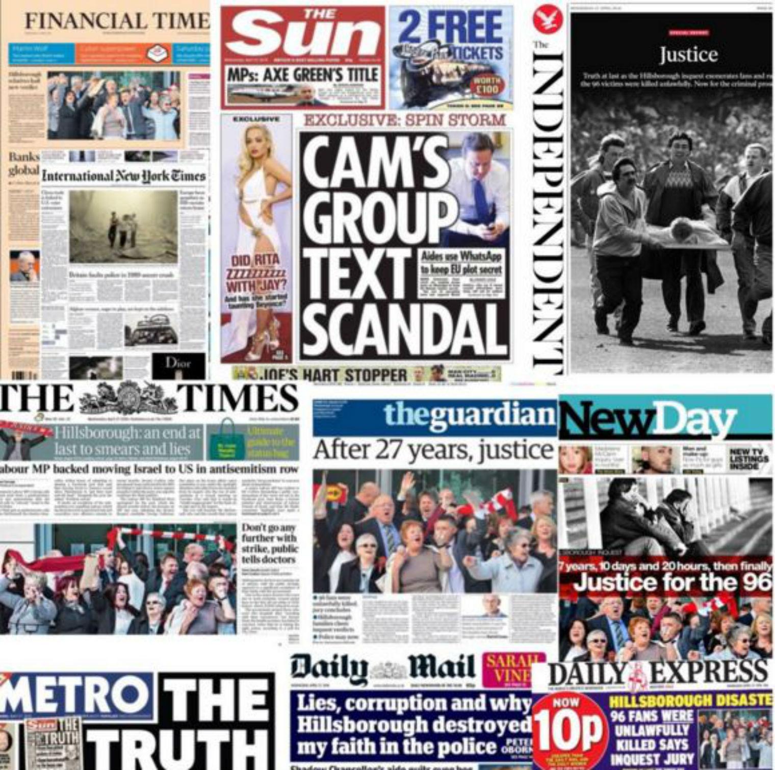 Here's how the Sun covered the Hillsborough verdict | indy100 | indy100