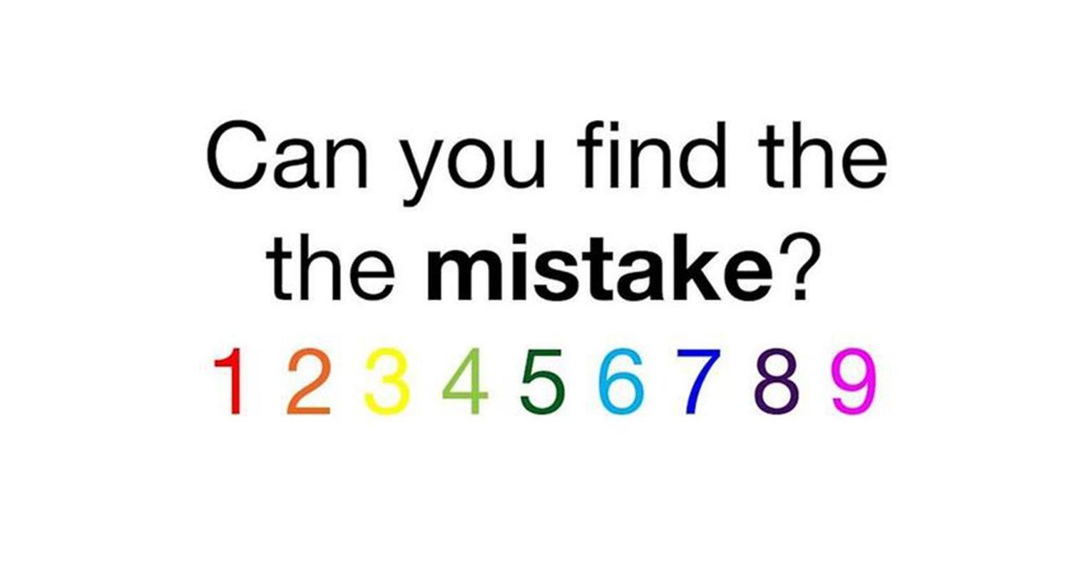 Can You Spot The Mistake In This Puzzle You Have Just Five Seconds