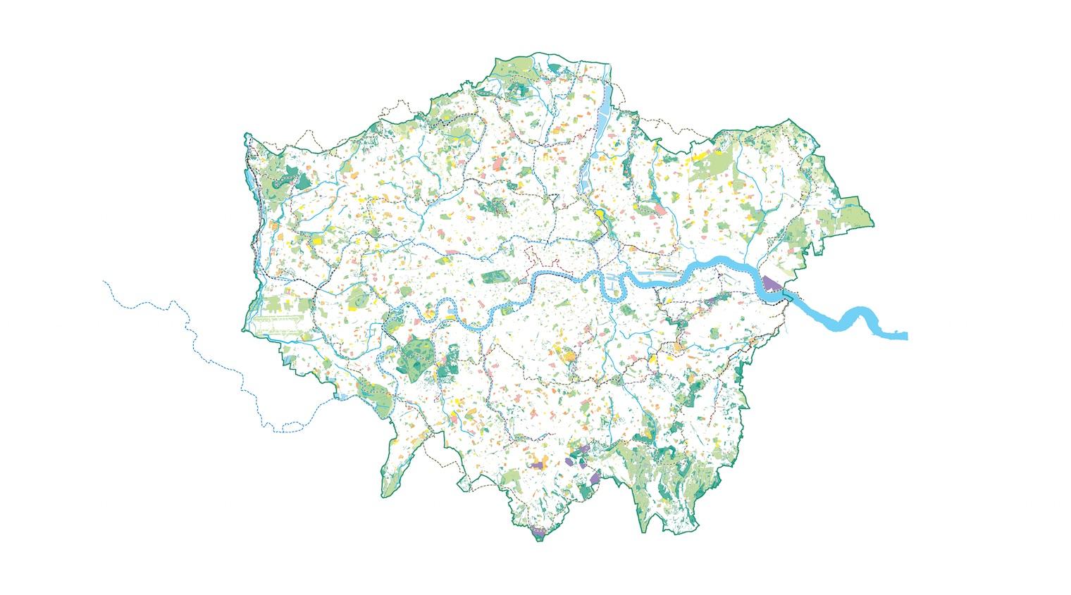 This map shows how London is probably a lot greener than you think it ...
