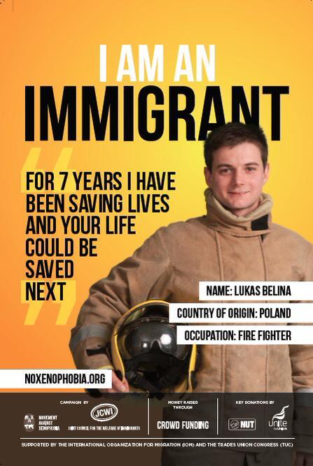 'I am an immigrant' posters aim to celebrate, not demonise immigration ...