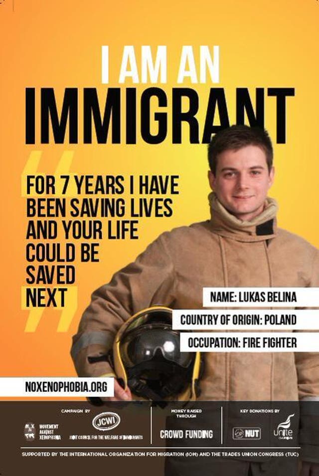 'I am an immigrant' posters aim to celebrate, not demonise immigration ...