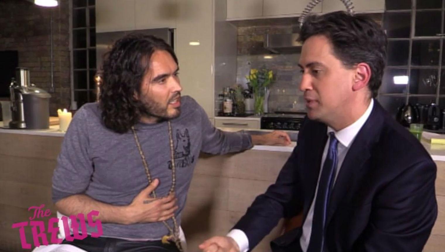 Russell Brand just told everyone to vote Labour, with two caveats ...
