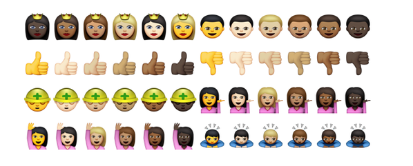 Introducing the new set of racially diverse emoji | indy100 | indy100
