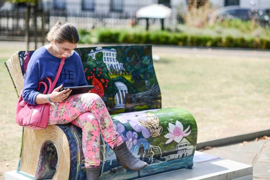 These exquisite book benches are going up for auction | indy100 | indy100