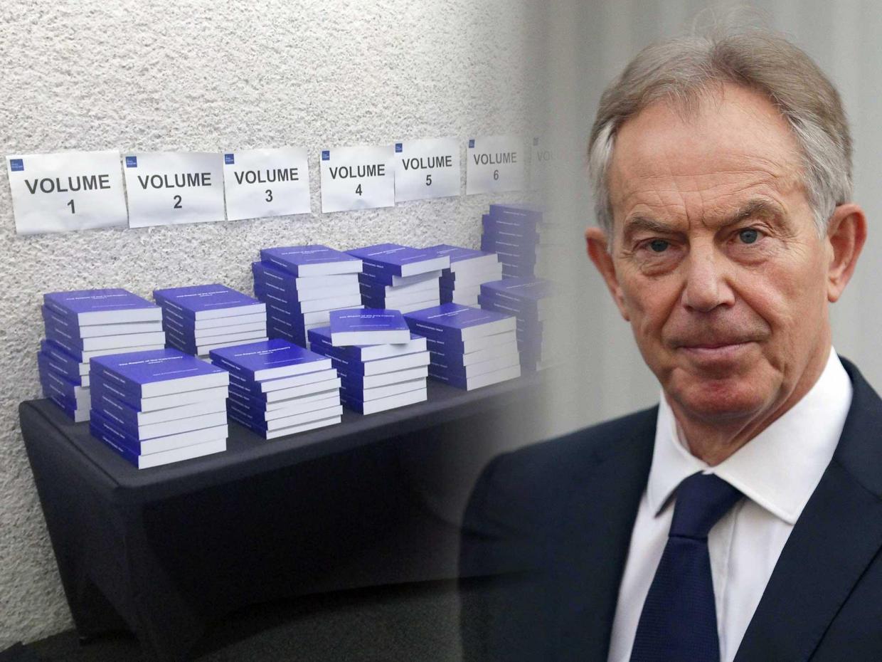 2.6 million word Chilcot report into Iraq War is published
