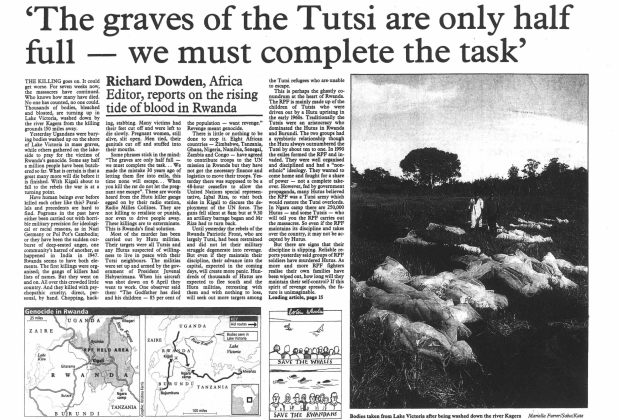 A witness to genocide | The Independent