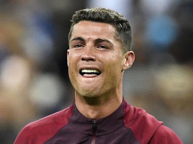 Cristiano Ronaldo was nicknamed 'cry baby' for his tantrums, admits ...