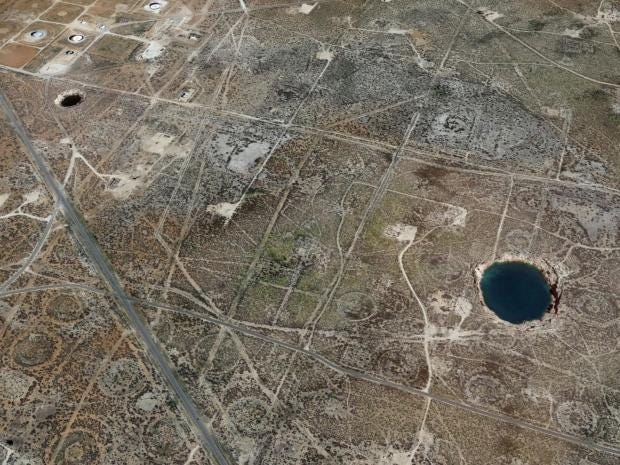 Oil and gas drilling blamed for sinkholes threatening…