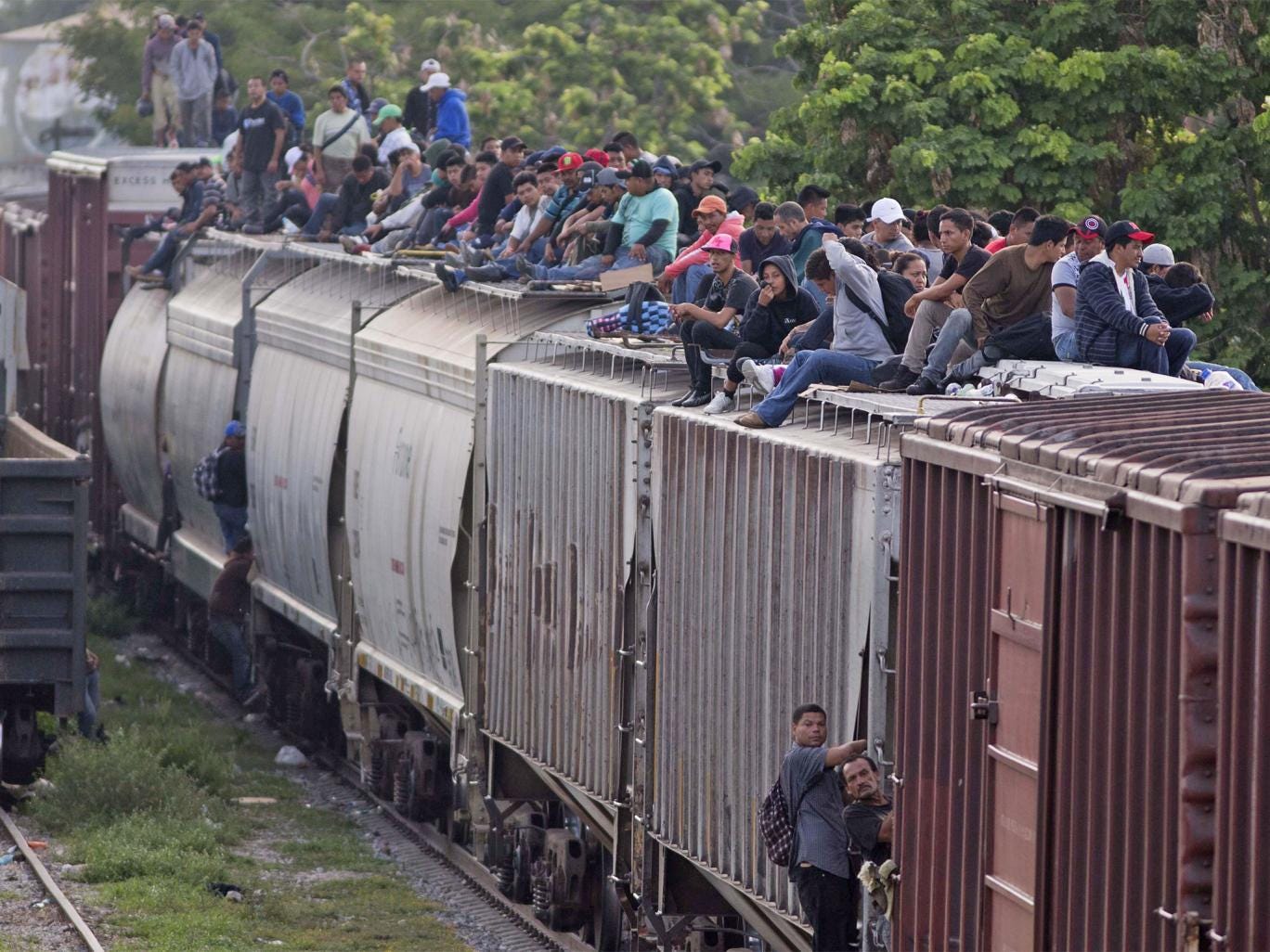 Many migrants have been killed riding freight trains to the Mexico-US ...