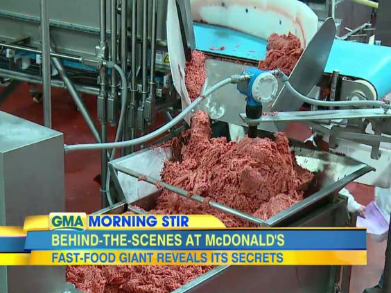 McDonald’s answers pink slime and worm meat rumours by inviting cameras ...