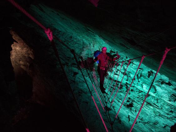 Zip World Caverns: The underground zip lining course boosting tourism ...