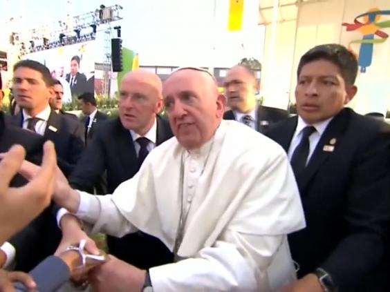 Pope Francis lashes out at faithful in Mexico after they almost pull ...