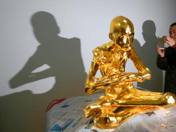 Mummified Buddhist monk to be covered in gold and made into a shrine ...