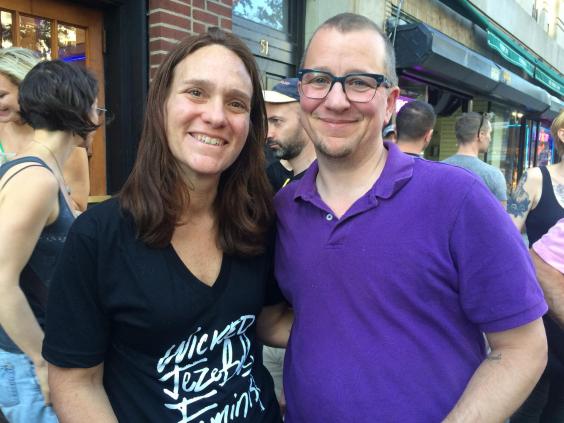 New York's LGBT community gathers outside iconic…