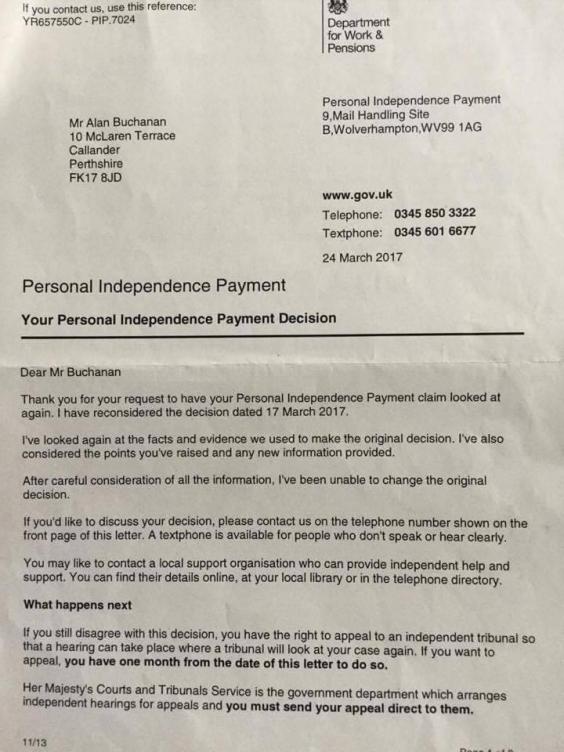 Bed-ridden stroke victim told to use food banks after DWP admin error ...